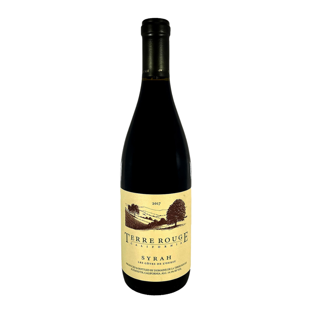 2017 Terre Rouge “Les Côtes de l’Ouest” Syrah Red Sierra Foothills CA ...
